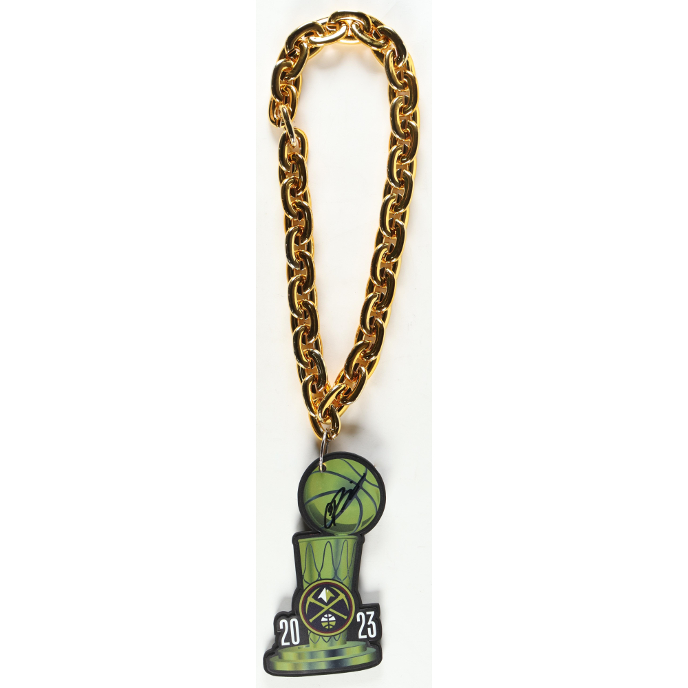 Christian Braun Signed Jumbo Gold Chain Pendant (JSA) | Pristine Auction