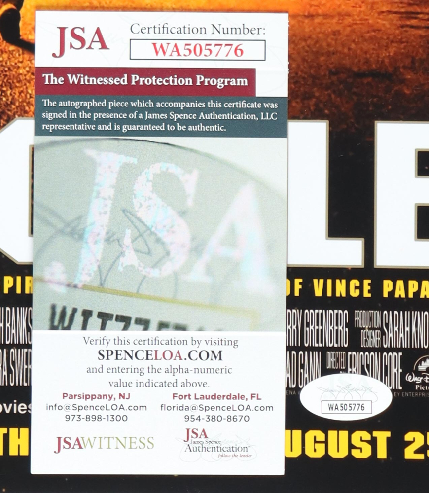 Vince Papale Signed "Invincible" 11x17 Movie Poster Print Inscribed ...