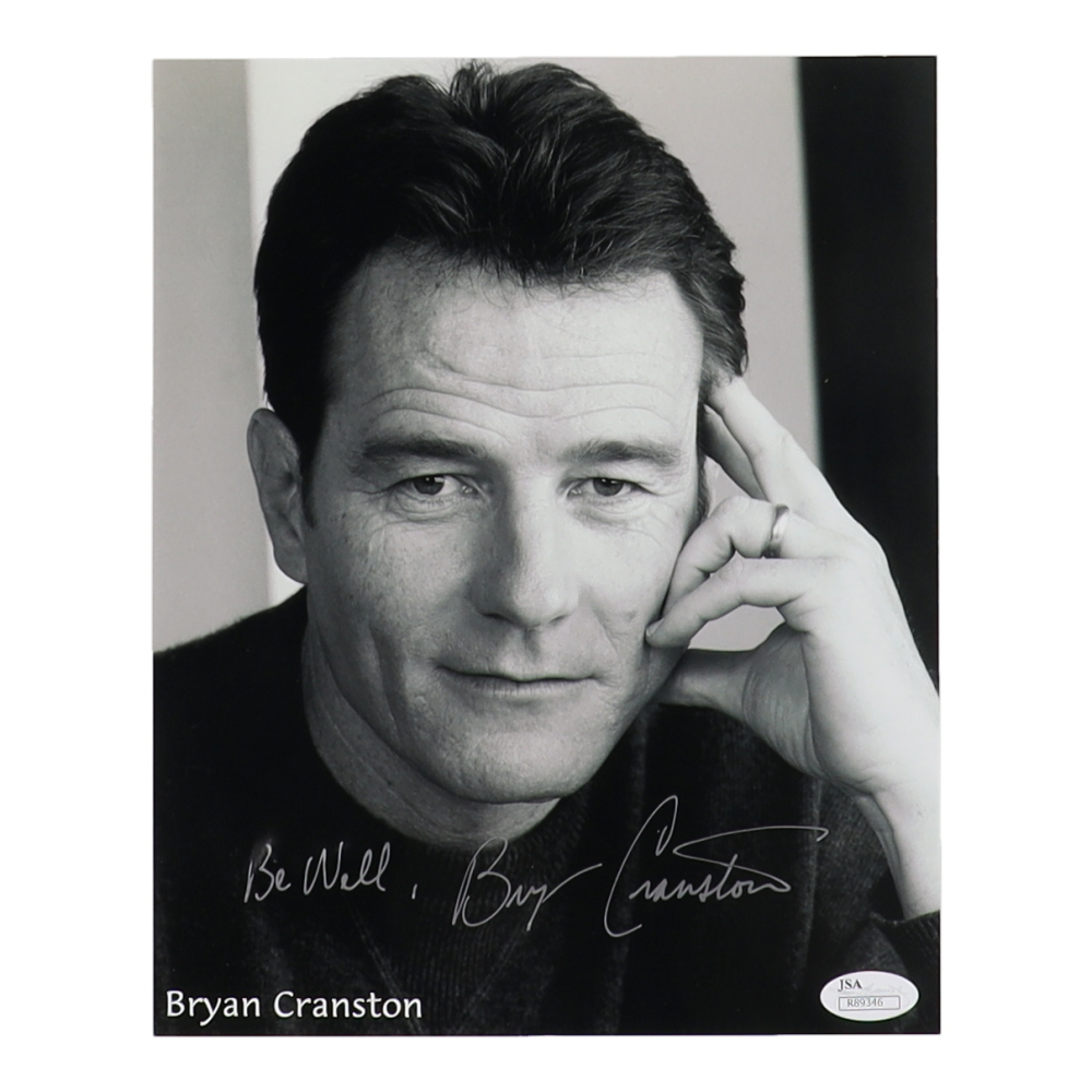 Bryan Cranston Signed 8x10 Photo Inscribed "Be Well" (JSA) | Pristine ...