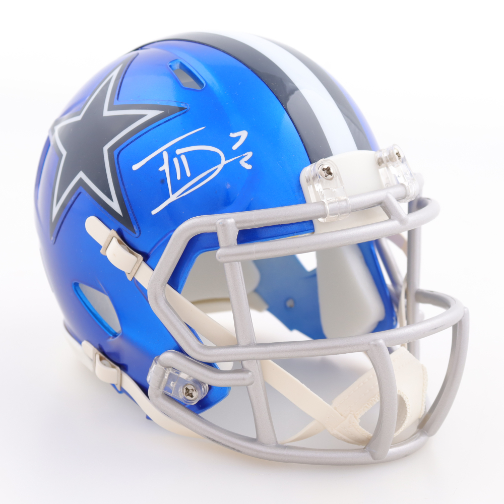 Trevon Diggs Signed Cowboys Flash Alternate Speed Mini Helmet (JSA ...
