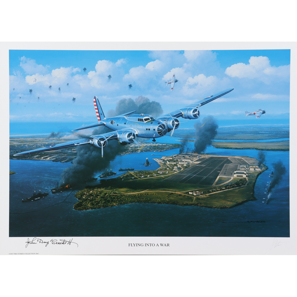 Stan Stokes Lithograph Signed By John Davy Crockett (AIV) | Pristine ...