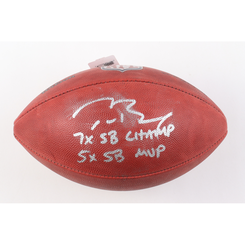 Tom Brady Signed "The Duke" NFL Official Game Ball Inscribed "7x SB ...