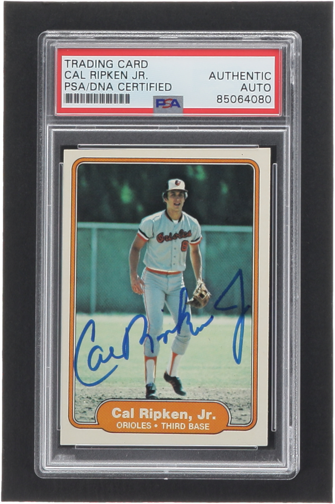 Cal Ripken Jr. Signed 1982 Fleer #176 RC (PSA) | Pristine Auction
