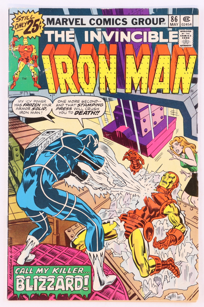 1976 "Iron Man" Issue #86 Marvel Comic Book | Pristine Auction