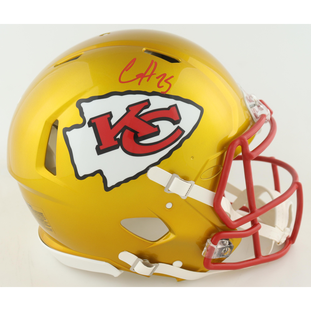 Clyde Edwards-Helaire Signed Chiefs Full-Size Authentic Flash ...