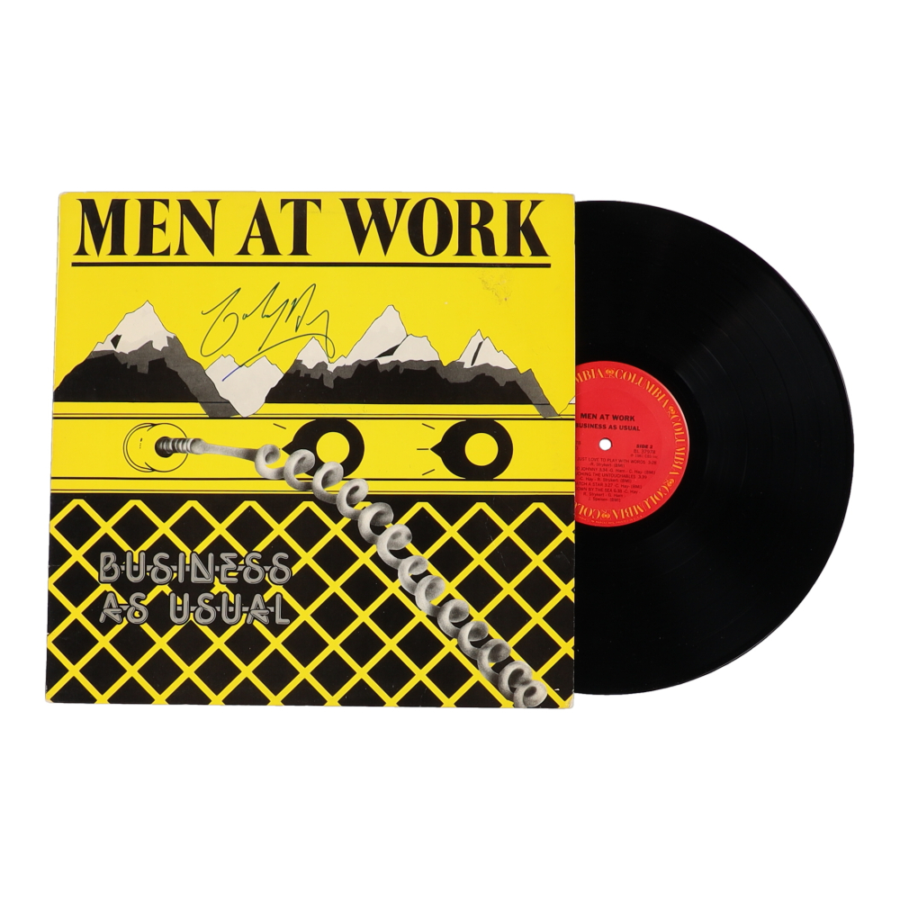 Colin Hay Signed "Men At Work" Vinyl Record Album (Beckett) | Pristine ...