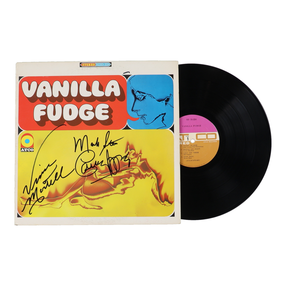 Carmine Appice & Vince Martell Signed "Vanilla Fudge" Vinyl Record ...