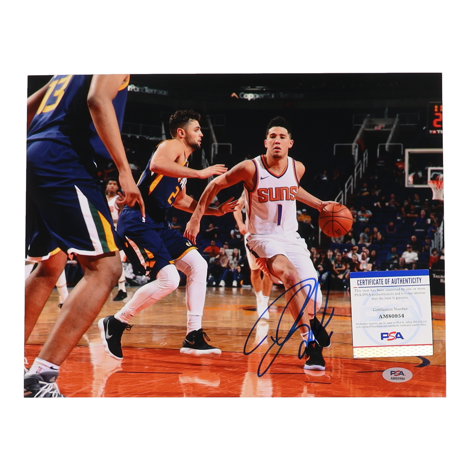 Devin Booker Signed Suns 11x14 Photo (PSA) | Pristine Auction