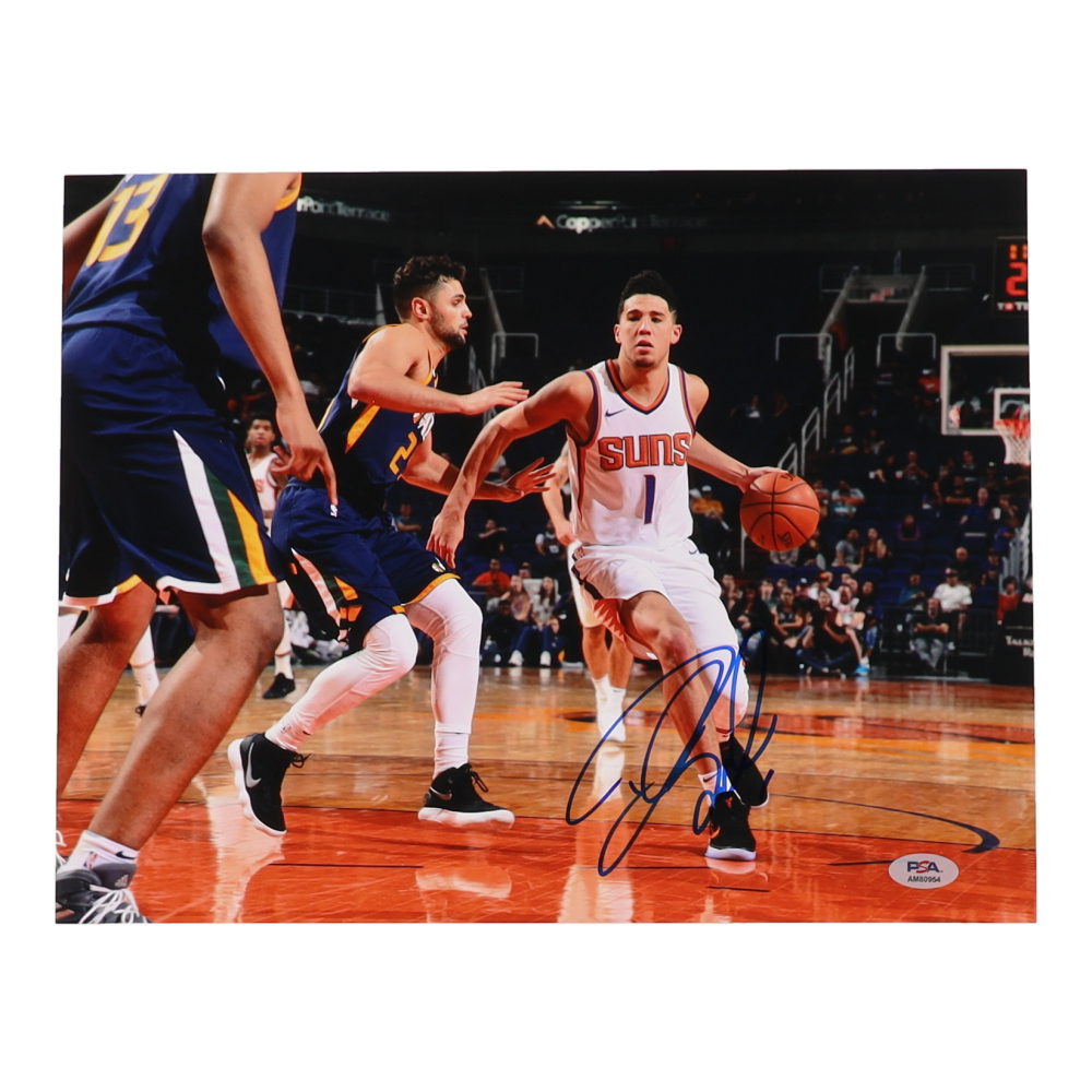 Devin Booker Signed Suns 11x14 Photo (PSA) | Pristine Auction