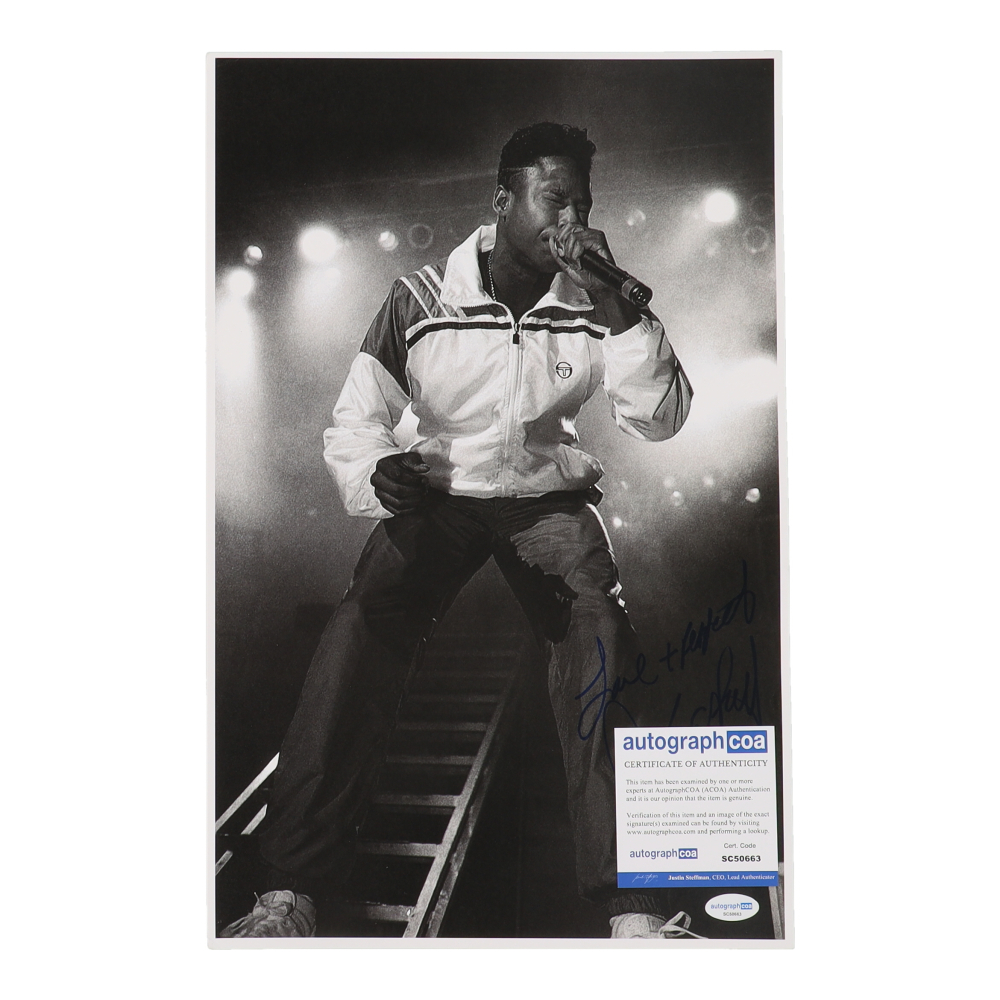 Doug E. Fresh Signed 11x17 Photo Inscribed "Love + Respect" & "2022 ...
