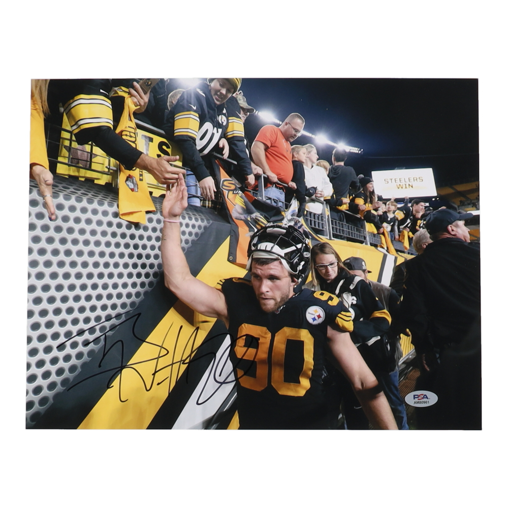 T. J. Watt Signed Steelers 11x14 Photo (PSA) | Pristine Auction