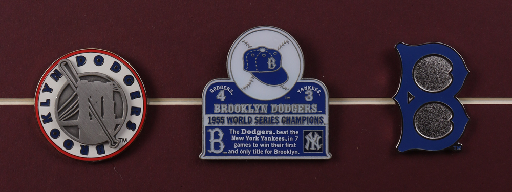 Jackie Robinson Dodgers Custom Framed Photo Display With 1955 World ...