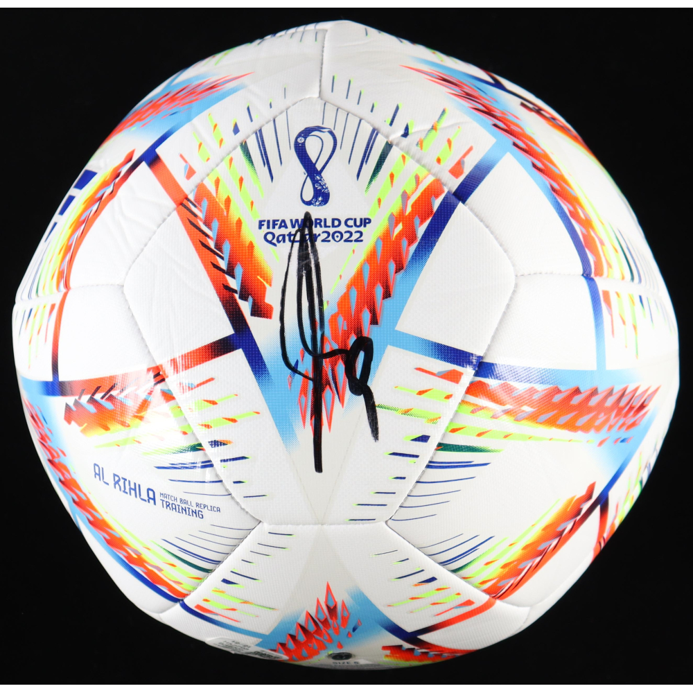 Karim Benzema Signed 2022 World Cup Soccer Ball (Beckett) | Pristine ...