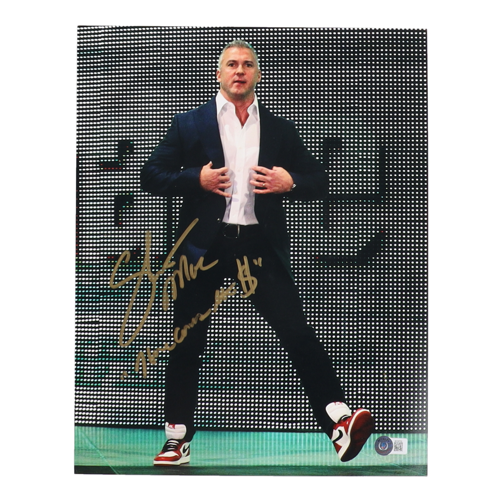 Shane McMahon Signed WWE 11x14 Photo Inscribed "Here Comes The ...