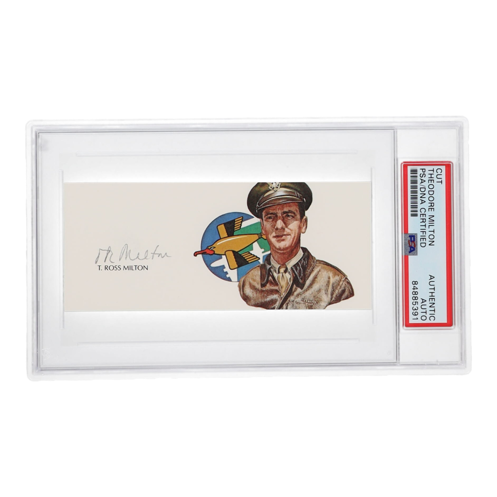 Theodore R. Milton Signed Cut (PSA) | Pristine Auction