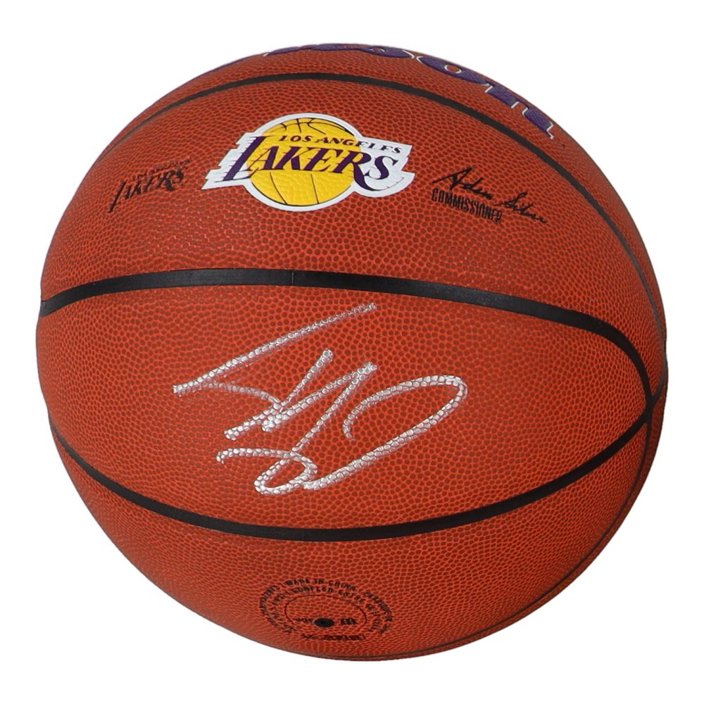 Shaquille O'Neal Signed Lakers Logo NBA Basketball (Schwartz ...