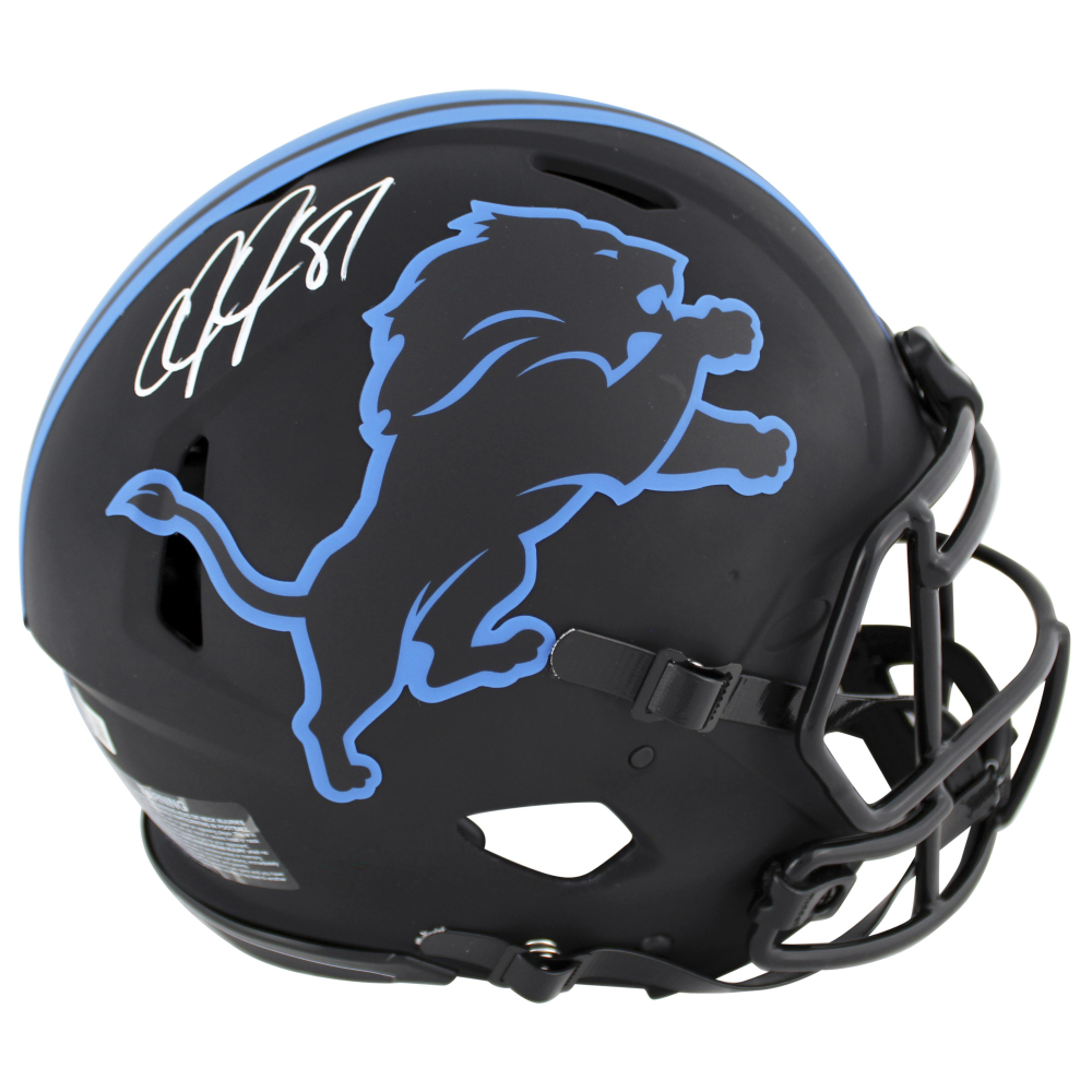 Calvin Johnson Signed Lions Full-Size On-Field Authentic Eclipse ...