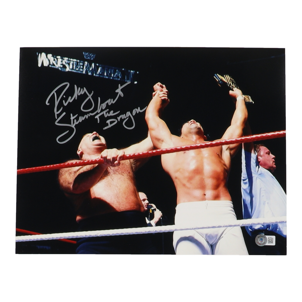 Ricky "The Dragon" Steamboat Signed 11x14 Photo (Beckett) | Pristine ...