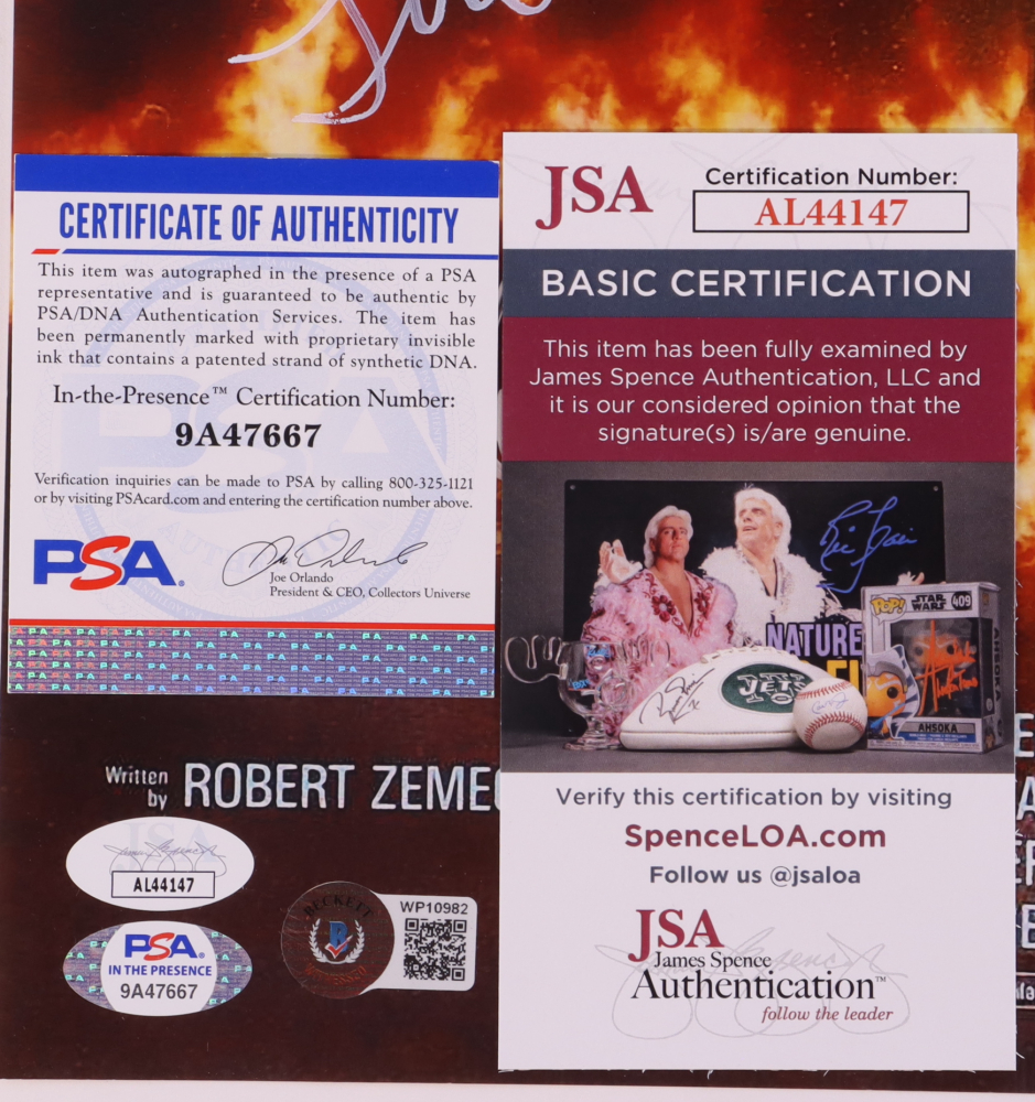 "Back to the Future" 11x17 Poster Photo Michael J. Fox, Christopher Lloyd, Thomas F. Wilson ...