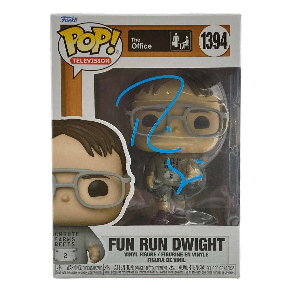Rainn Wilson Signed "The Office" #1394 Fun Run Dwight Funko Pop! Vinyl ...