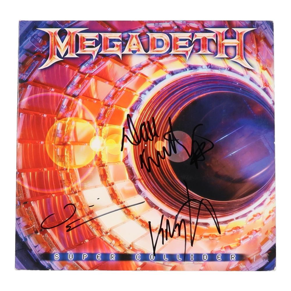 Dave Mustaine, Marty Friedman & David Ellefson Signed "Megadeth" Vinyl ...