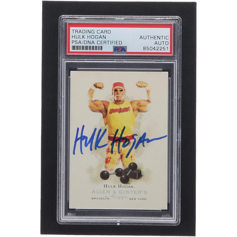 Hulk Hogan Signed 2006 Topps Allen and Ginter #307 (PSA) | Pristine Auction