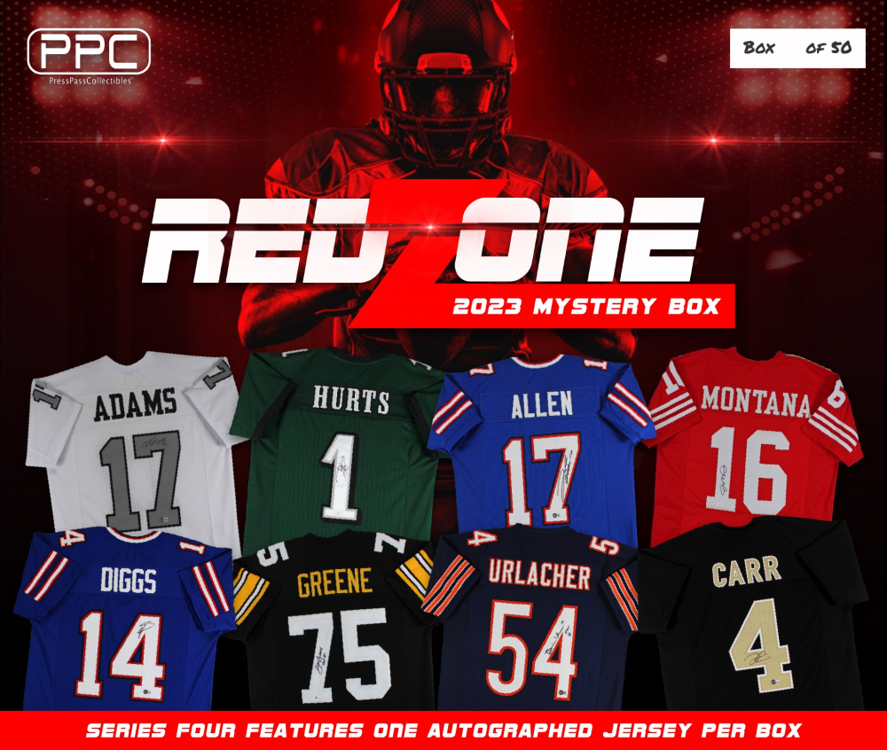 Press Pass Collectibles 2023 RedZone Football Jersey Mystery Box ...