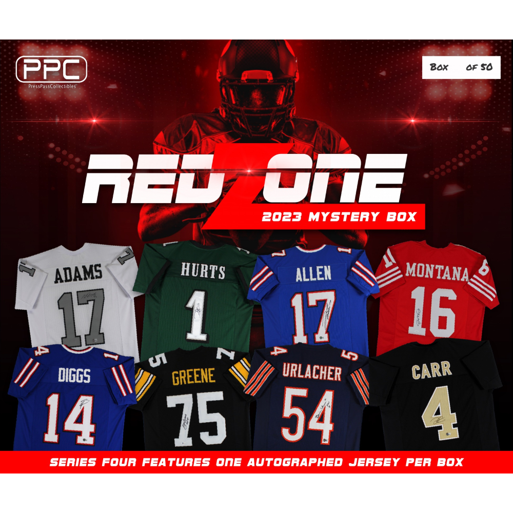 Press Pass Collectibles 2023 RedZone Football Jersey Mystery Box ...