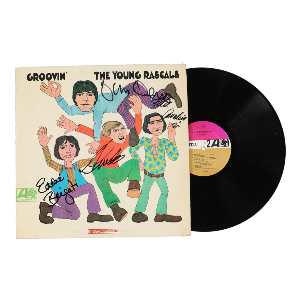 Felix Cavaliere, Eddie Brigati, Gene Cornish & Dino Danelli Signed "The ...