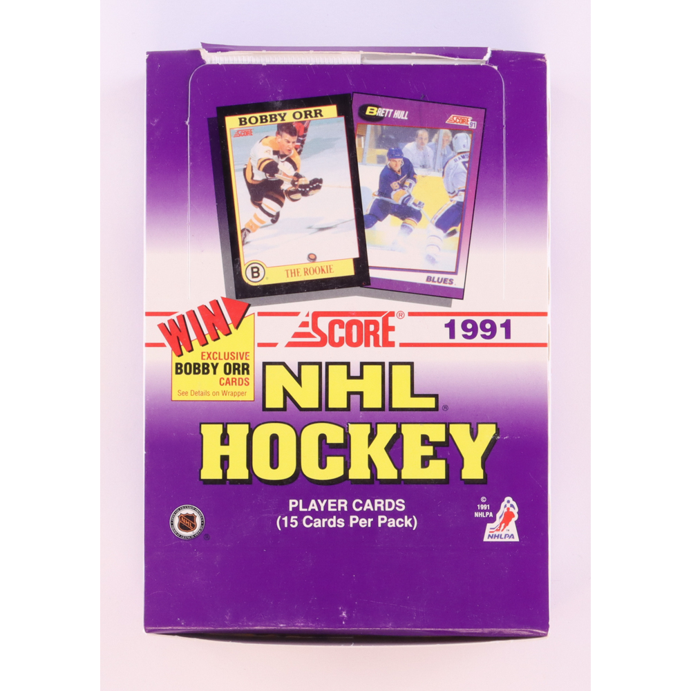 1991-92 Score U.S. Hockey Hobby Box With (36) Packs | Pristine Auction 1991-92 Score U.S. Hockey Hobby Box With (36) Packs | Pristine Auction
