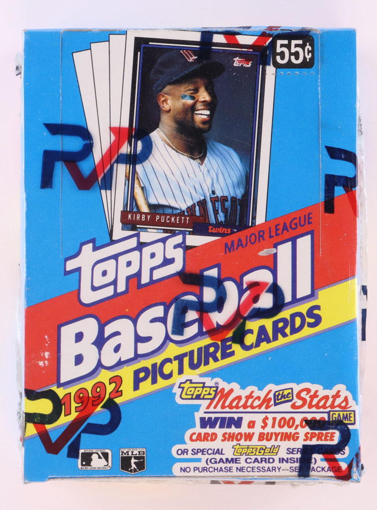 1992 Topps Baseball Wax Box with (36) Packs (PVP) | Pristine Auction