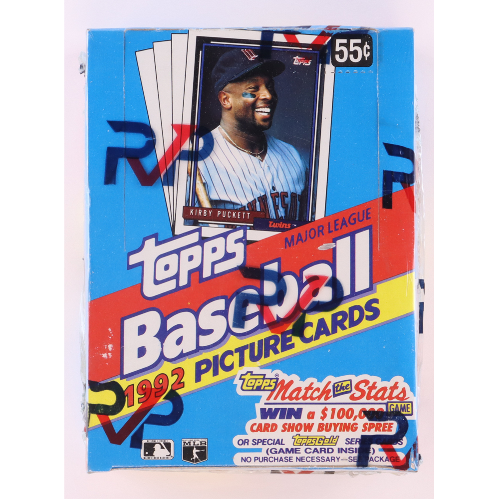 1992 Topps Baseball Wax Box with (36) Packs (PVP) | Pristine Auction