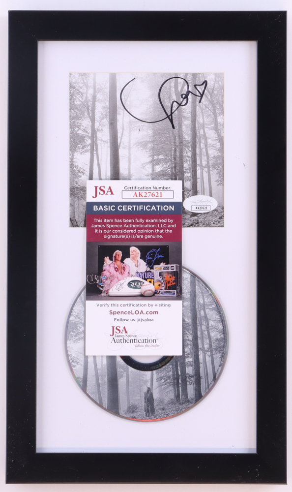 Taylor Swift Signed Custom Framed "Folklore" CD Album Cover Display ...