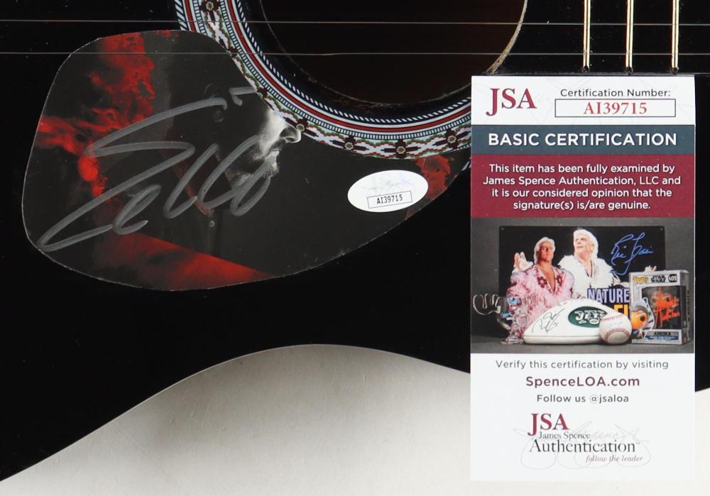Eric Church Signed 38" Acoustic Guitar (JSA) | Pristine Auction