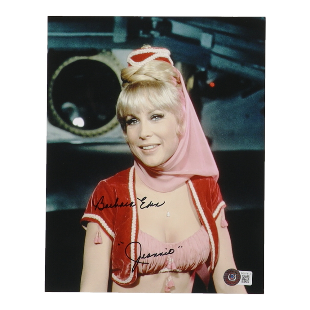 Barbara Eden Signed "Dream of Jeannie" 8x10 Photo Inscribed "Jeannie" (Beckett) | Pristine Auction