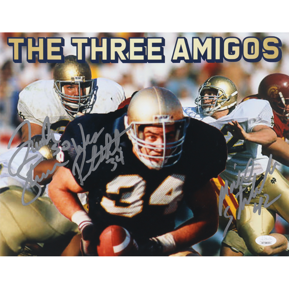 Frank Stams, Wesley Pritchett & Michael Stonebreaker Signed 11x14 Photo ...