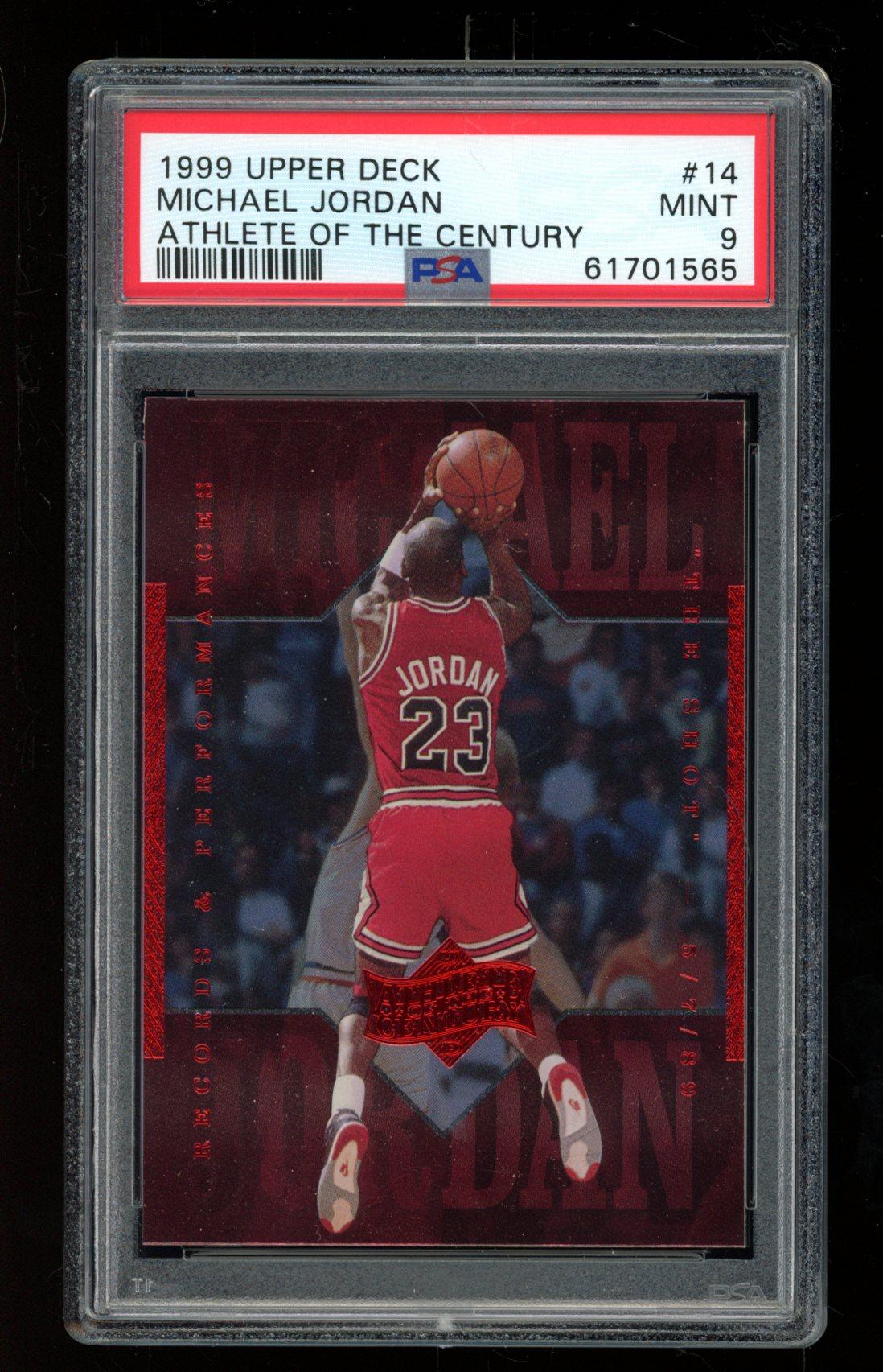 Michael Jordan 1999 Upper Deck Michael Jordan Athlete of the Century ...