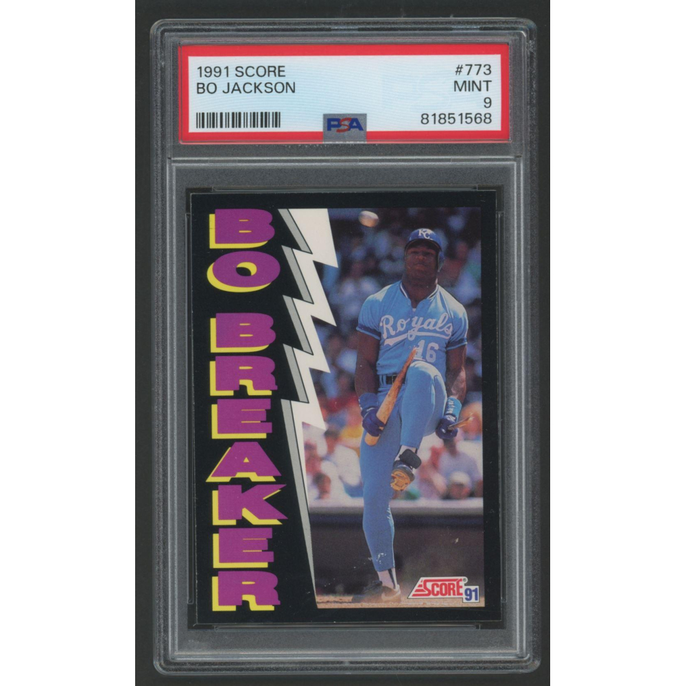 Bo Jackson 1991 Score Breaker #773 (PSA 9) | Pristine Auction