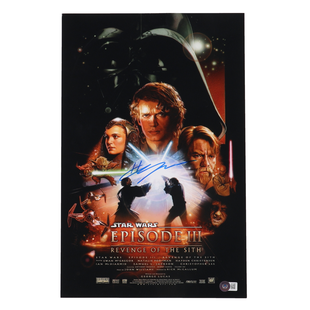 Hayden Christensen Signed "Star Wars: Episode III Revenge of the Sith ...
