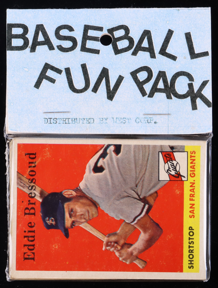 1958 Topps Baseball Fun Pack with (10) Cards | Pristine Auction