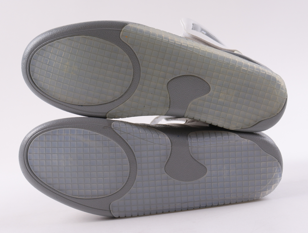 Michael J. Fox Signed "Back to the Future Part II" Replica Prop Shoes ...