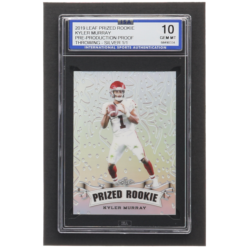 Kyler Murray 2019 Leaf Metal Special Release Prized Rookie Rainbow ...