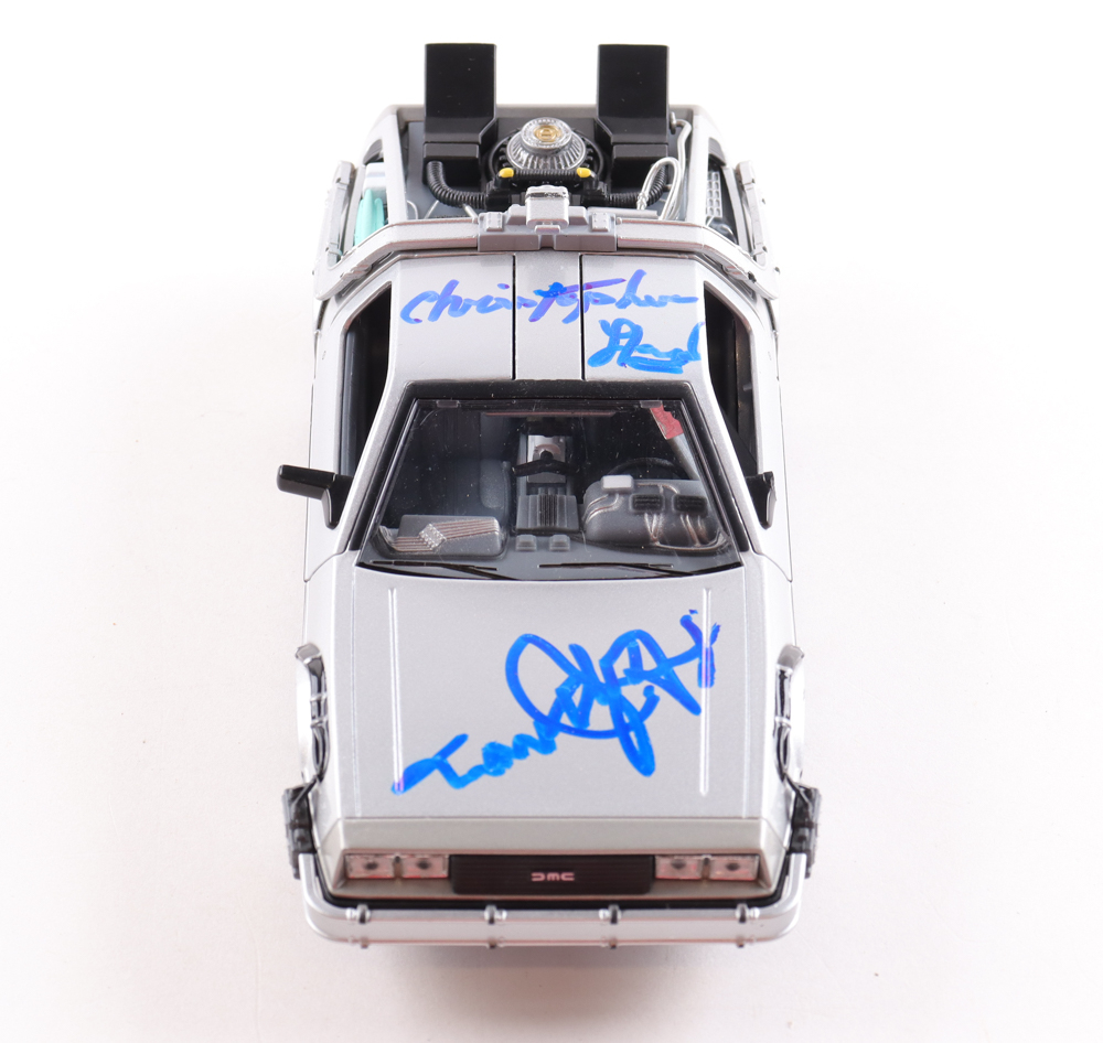Christopher Lloyd & Michael J. Fox Signed "Back to the Future II ...