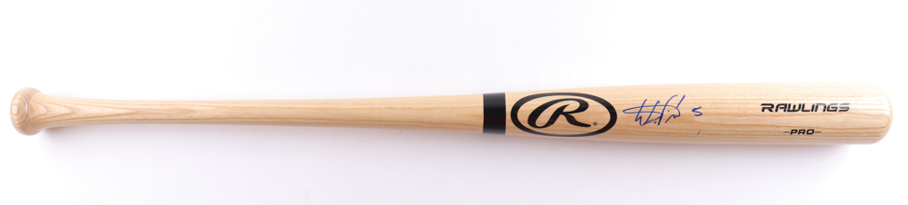 Wander Franco Signed Rawlings Pro Baseball Bat (JSA & Franco ...