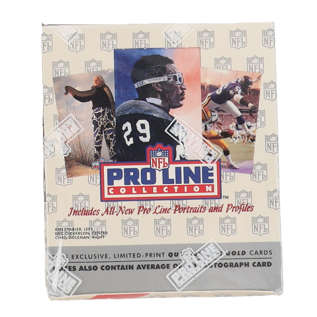 1992 Pro Line Football Hobby Box with (36) Packs | Pristine Auction