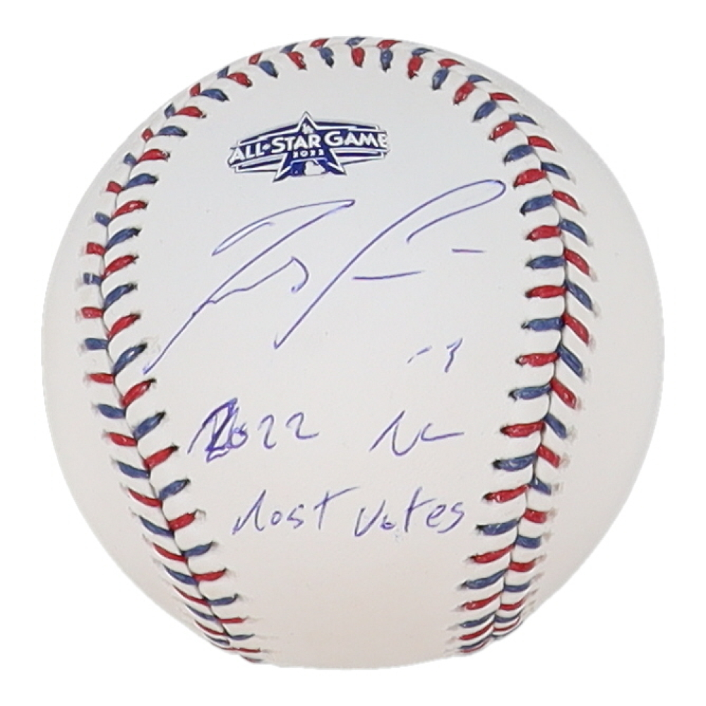 Ronald Acuna Jr. Signed 2022 All-Star Game Baseball Inscribed "2022 NL ...