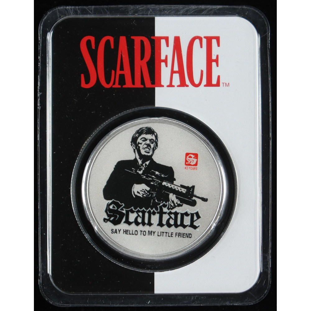 2023 Chad Silver 1 oz Silver 5000 Francs Scarface 40th Anniversary Coin ...