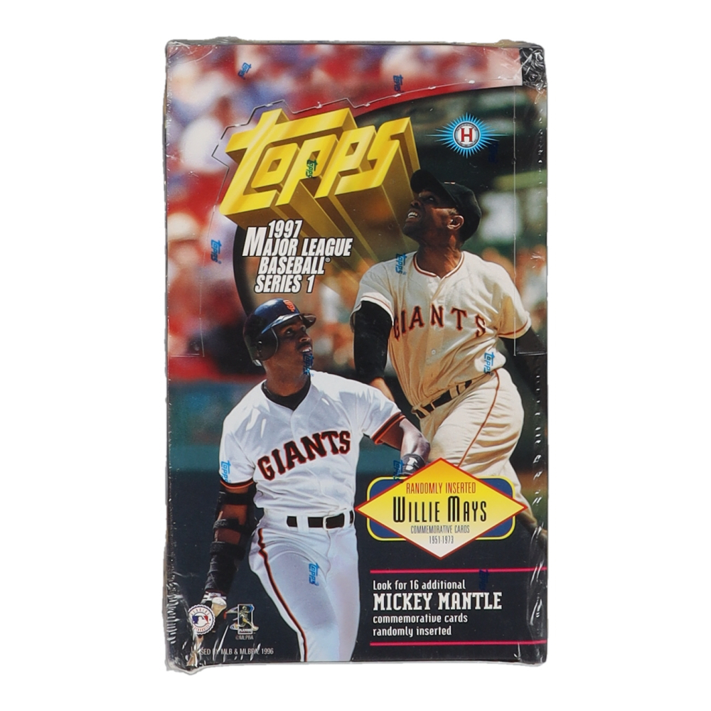 1997 Topps Series 1 Baseball Hobby Box of (36) Packs | Pristine Auction