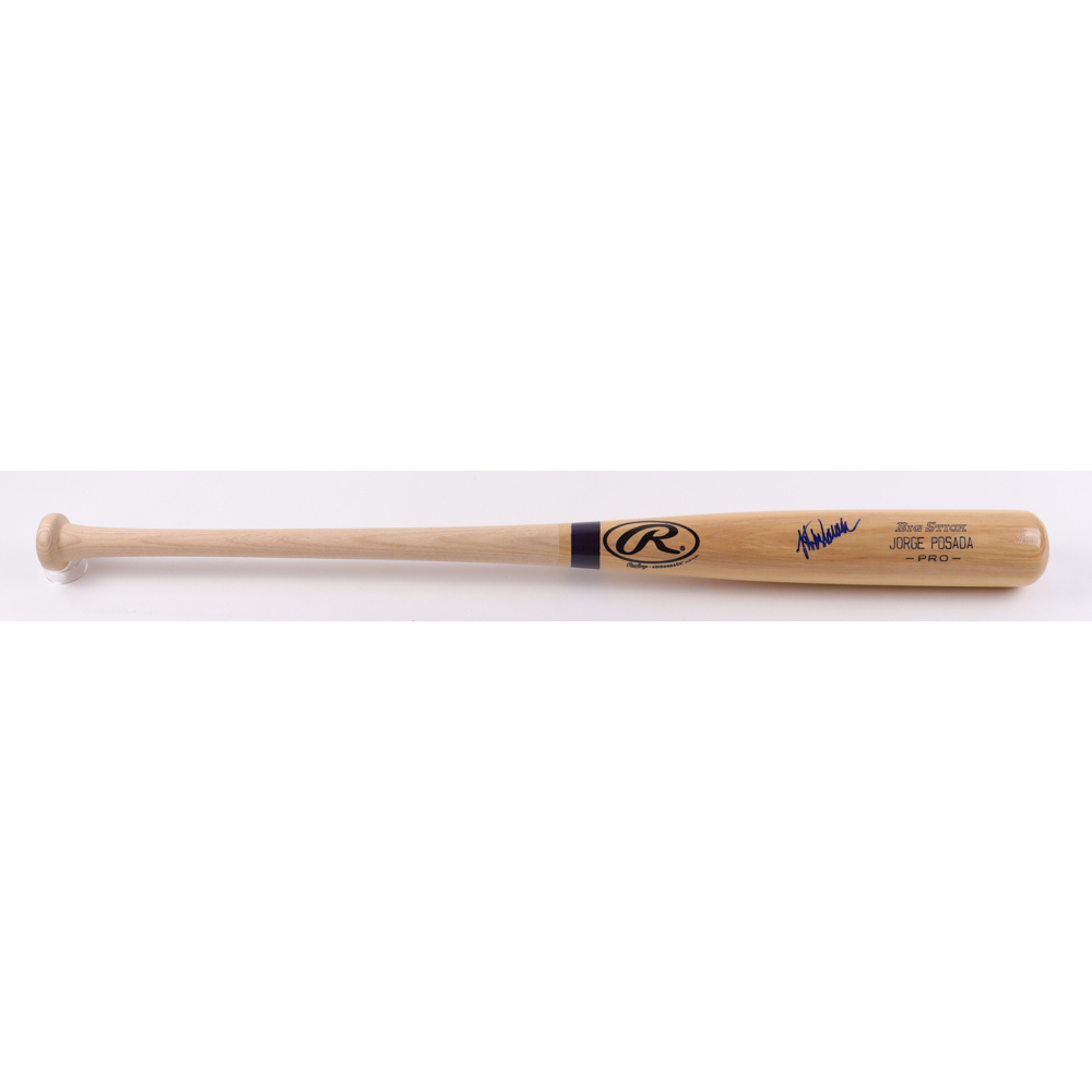 Jorge Posada Signed Rawling Big Stick Baseball Bat (AIV) | Pristine Auction