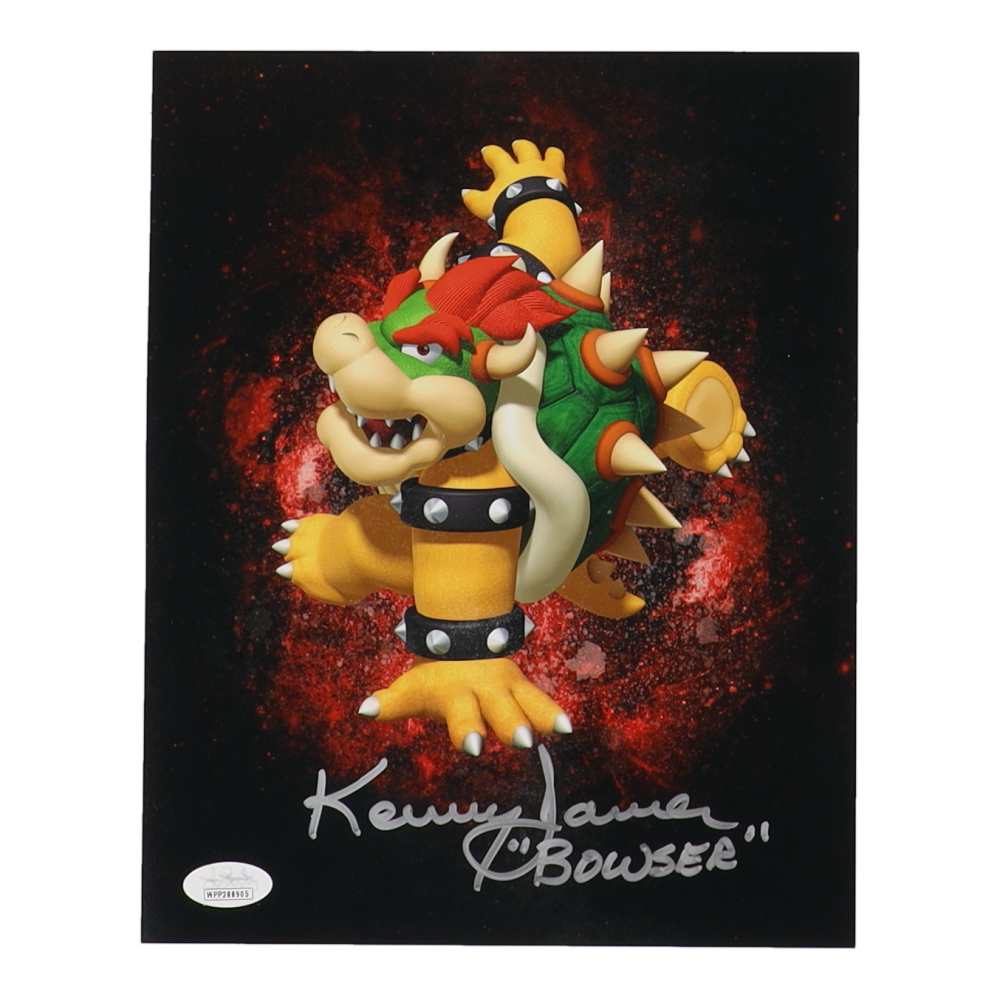 Kenny James Signed "Super Mario" 8x10 Photo Inscribed "Bowser" (JSA ...